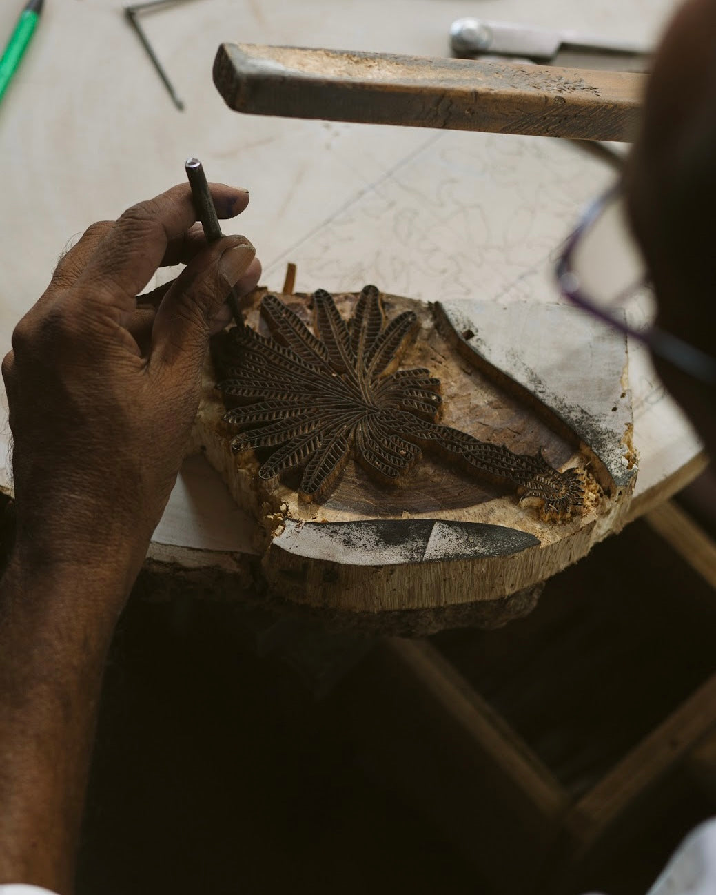 Original Palm Babydeken 100 x 115 | Unknown Stories